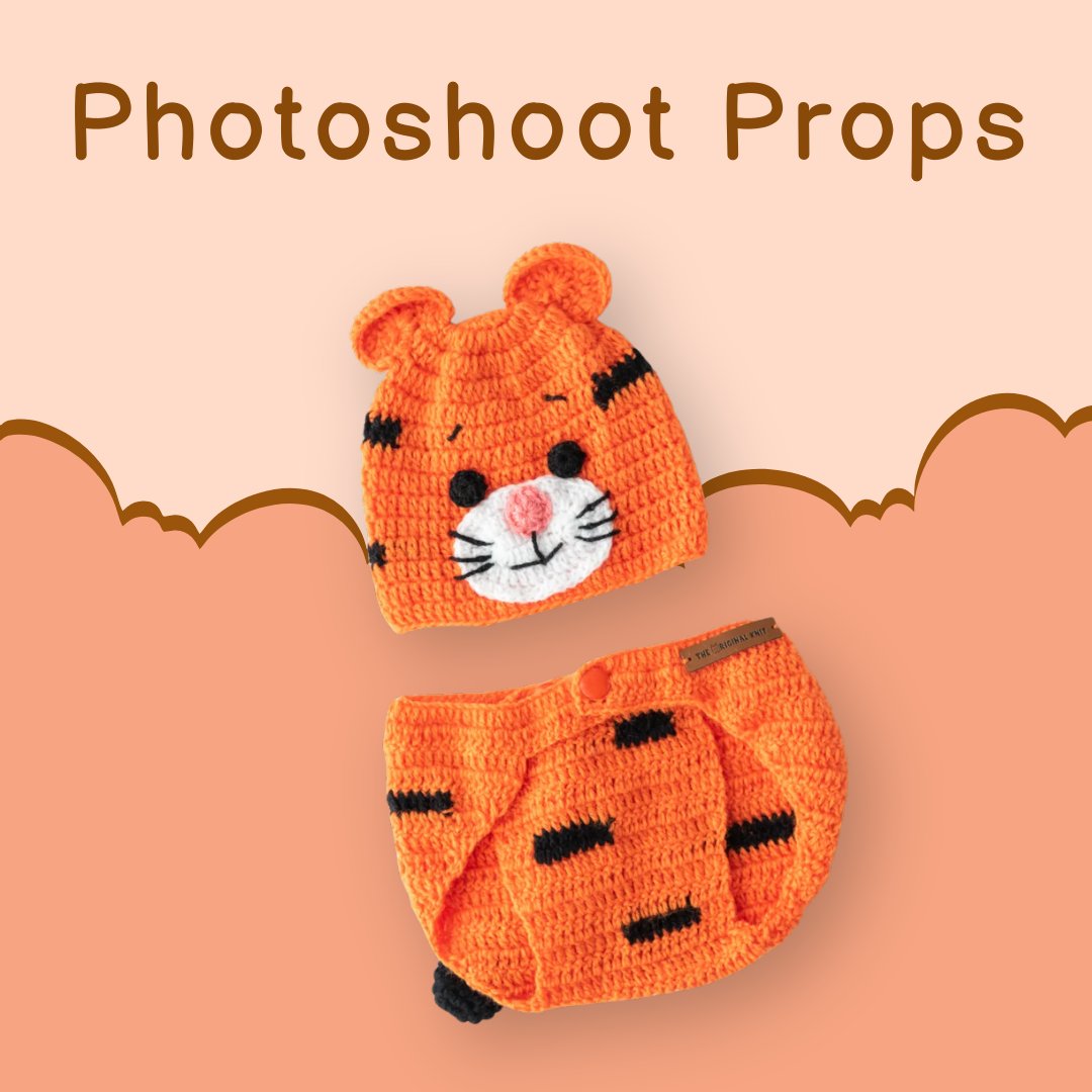 Buy New Born Baby Photoshoot Props Online - The Original Knit