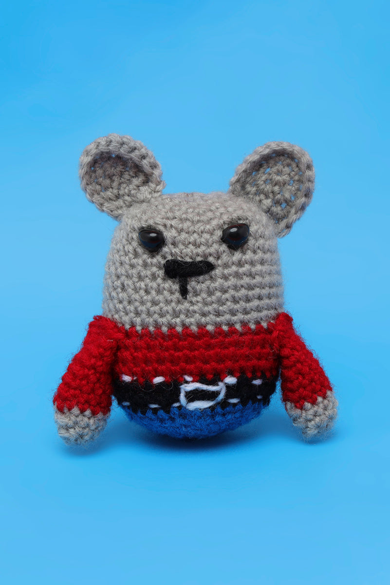 Beginner's Crochet Kit- Mouse – The Original Knit
