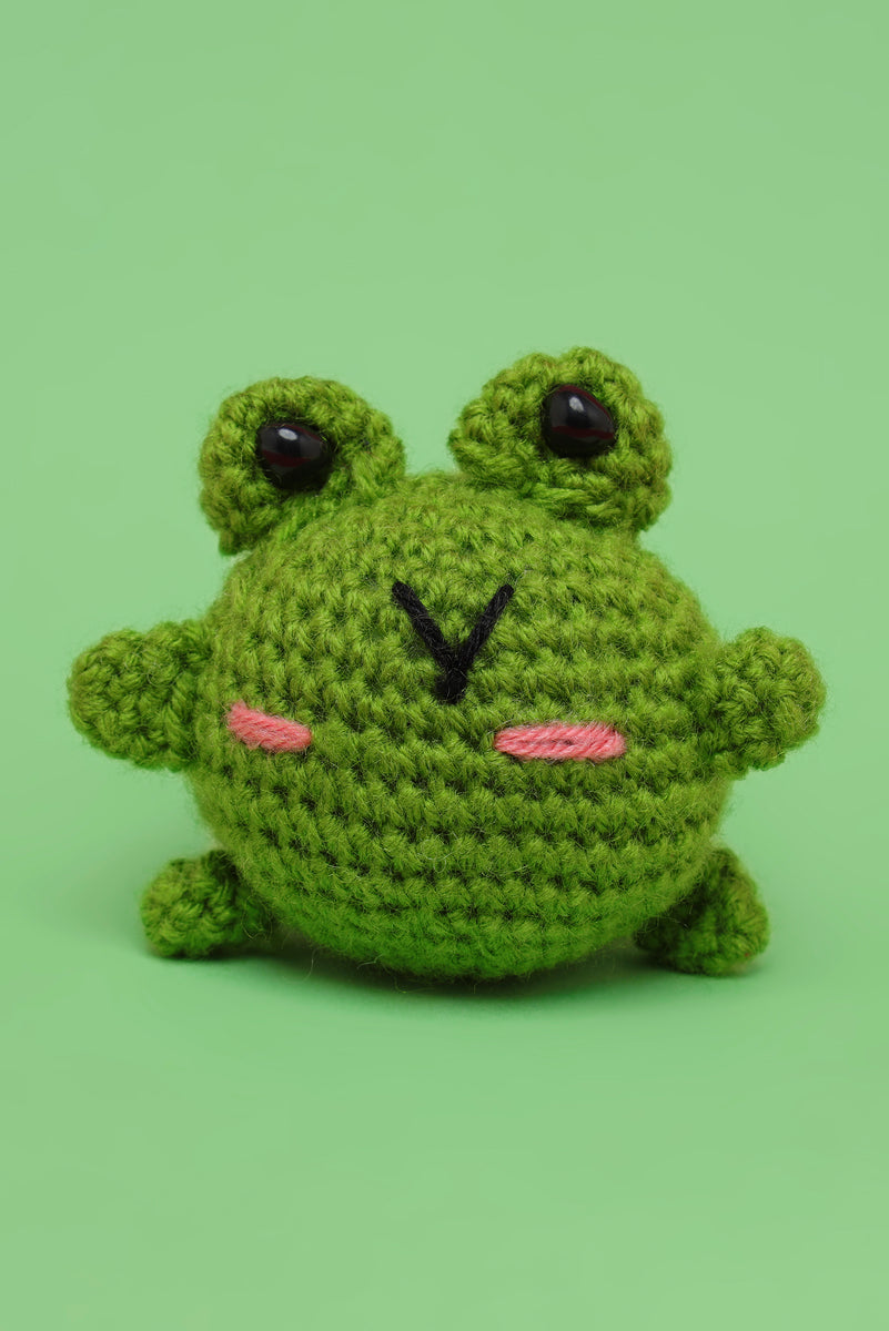 Beginner's Crochet Kit- Frog – The Original Knit