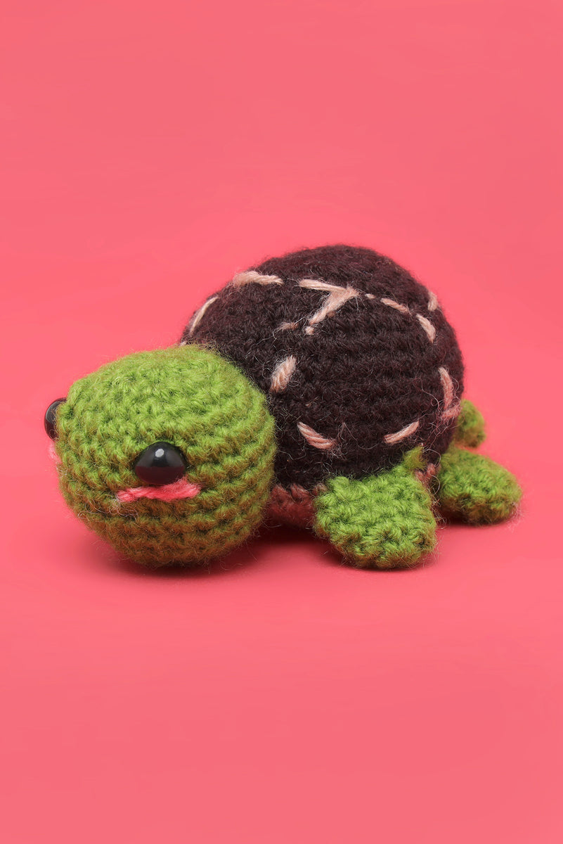 Beginner's Crochet Kit- Turtle – The Original Knit