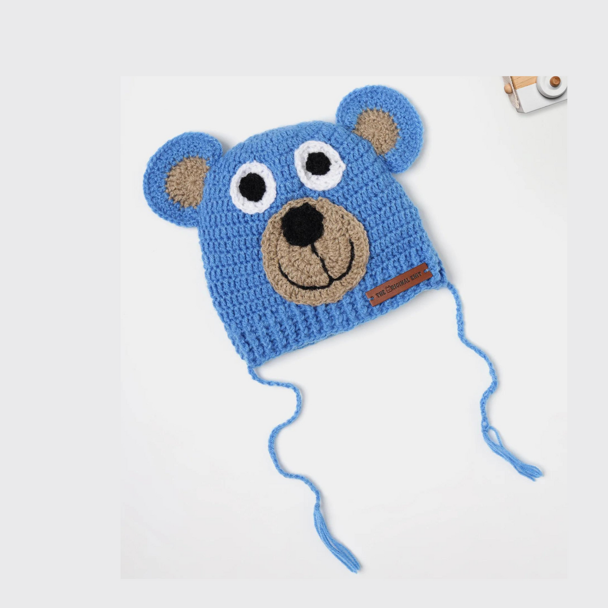 Handmade Teddy Cap- Blue – The Original Knit
